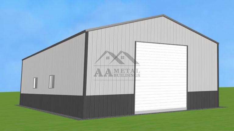 One Car Steel Garages - Roof Styles, Sizes and Prices With Applications ...
