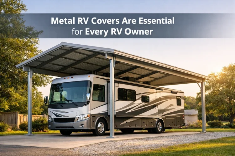 Metal RV Covers: Protect Your RV From Sun, Rain, And Snowc
