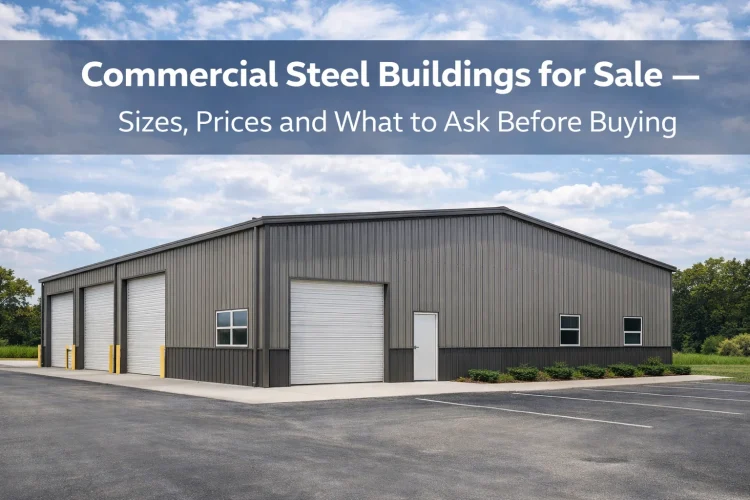 Commercial Steel Buildings for Sale 2026 — Sizes, Prices & What to Ask ...